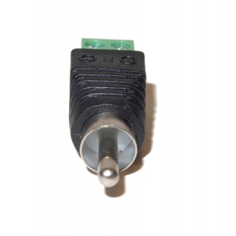 10pcs UTP Cat5 Cat6 Cable Phono RCA Male Plug to AV Screw Terminal Aud